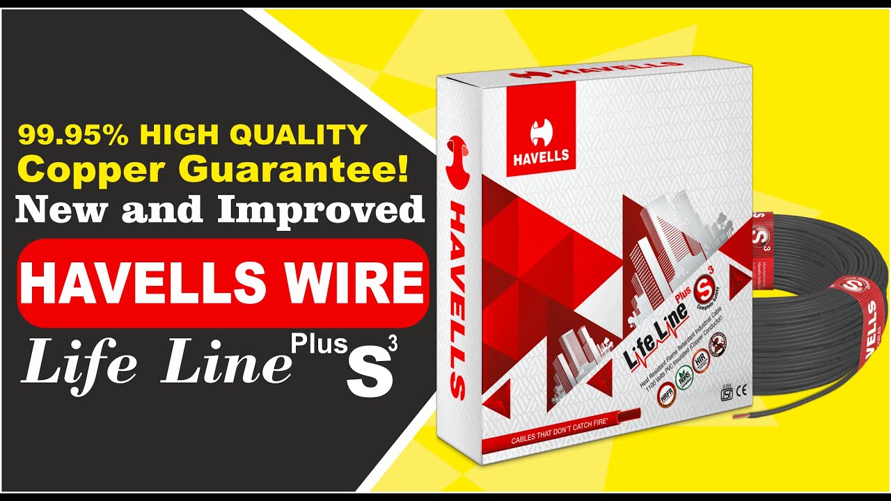 Havells Wire Lifeline Plus S3 II Review II Havells Wire Details II ...