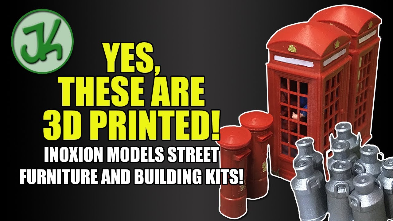 You Won't Believe These Are 3D Printed! Inoxion Models Street Furniture ...