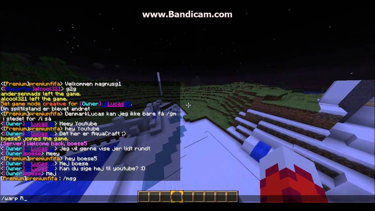 AquaCraft Minecraft server [2] - YouTube