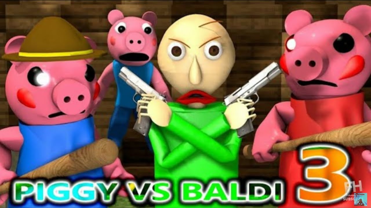 piggy vs baldi part 3/3 finale (bad audio) by wildcraft - YouTube