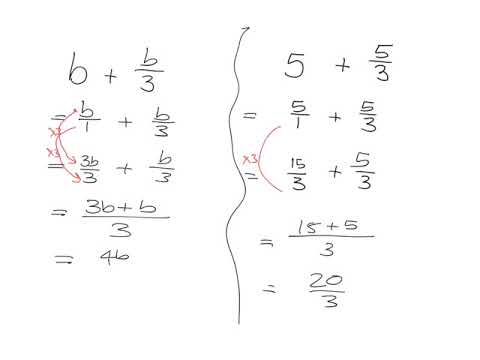 Fractions 8.5 Fractions with a bit of algebra - YouTube