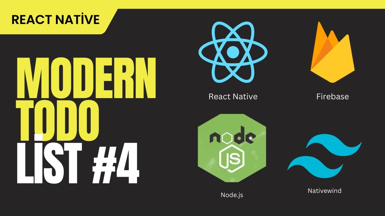Modern Todo List React Native View Text Stylesheet Flex Yapısı Ve Status Bar 4 Youtube 4964