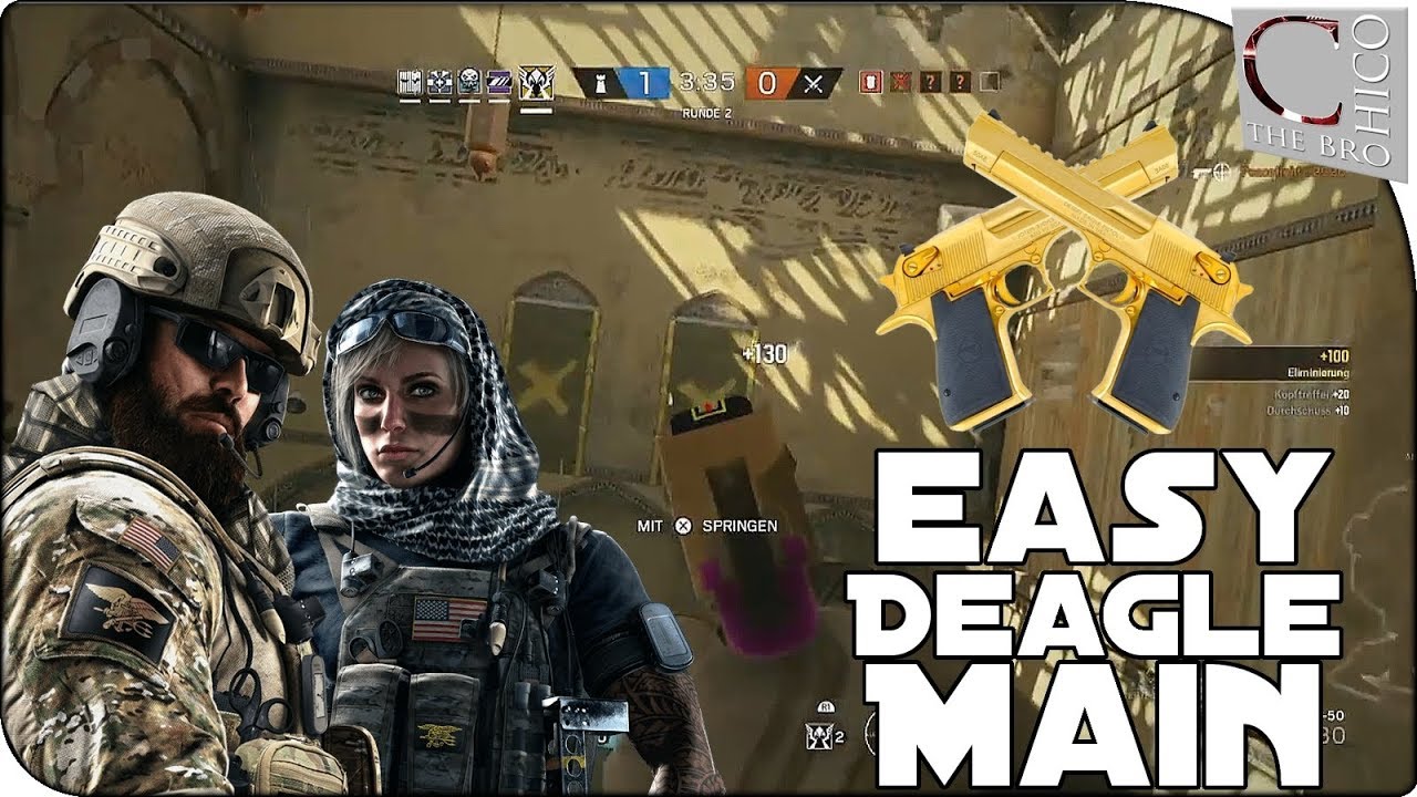 RAINBOW SIX SIEGE Deagle auf dein Nacken xD - YouTube