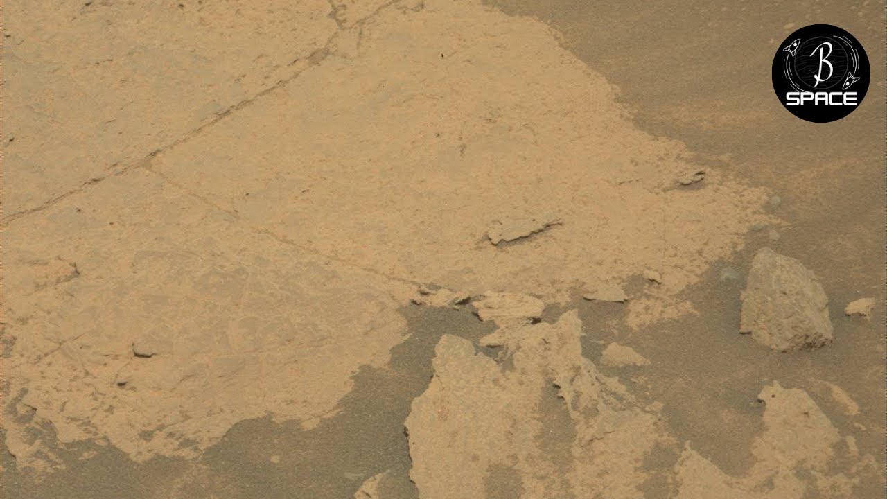 Mars Perseverance Rover captured Exposing Impact Crater Surrounded by ...