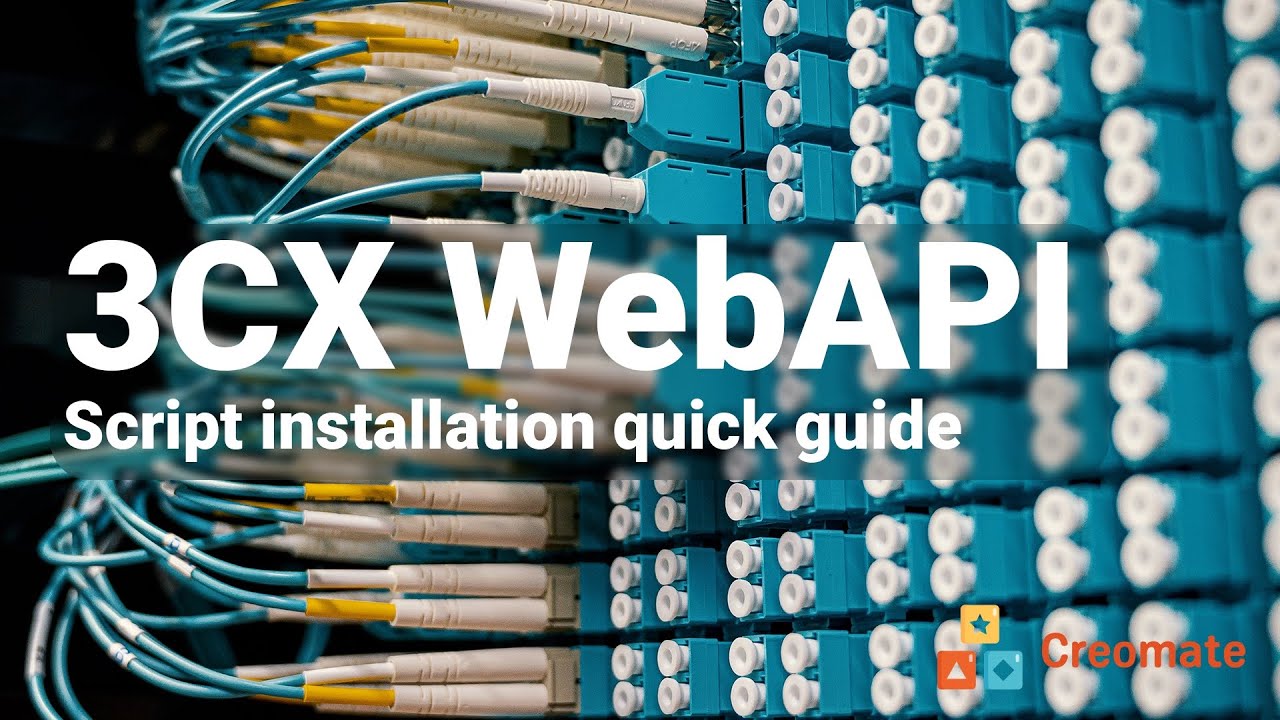 Webapi Sql And Webhook Installation Guide For 3cx V20 Youtube
