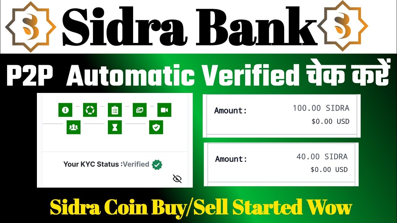 Sidra Bank New Updates||Sidra Chain New Updates||Sidra Bank P2P ...