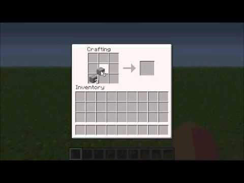 Minecraft how to make stone brick stairs - YouTube