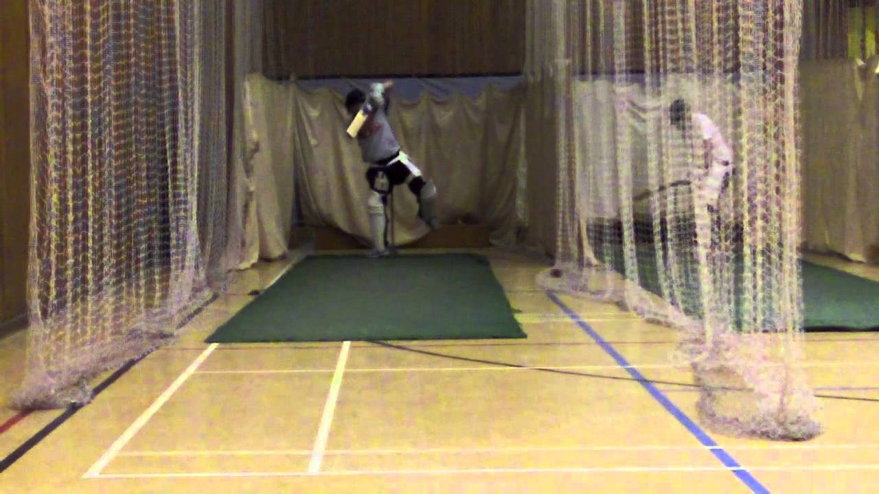 Derek Corley Cricket Indoor Nets 1 2013 - YouTube