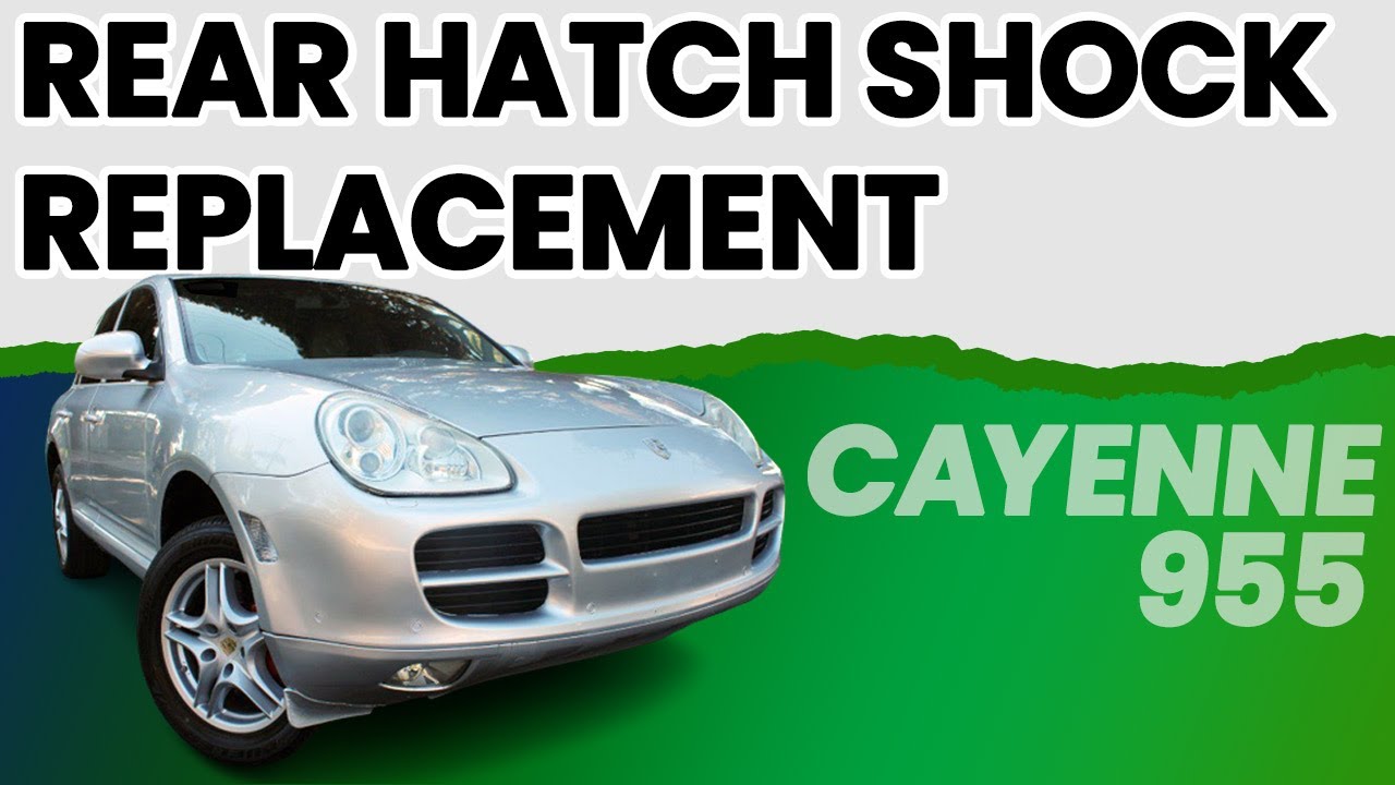 Porsche 955 Cayenne Rear Hatch Shock Replacement (2004-08) - YouTube