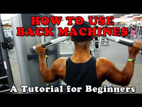 How to Use Back Machine Exercises at the Gym (A Tutorial for Beginners ...