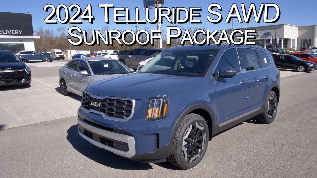 New 2024 Kia Telluride S AWD w/ Sunroof Package|Parkside Kia - YouTube