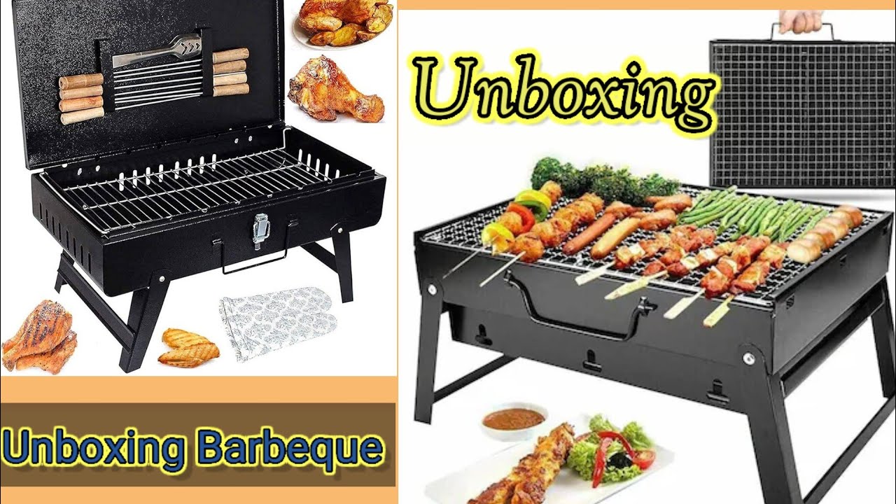 Unboxing Barbeque/Barbeque/portable barbeque grill set/JA Ringtone ...