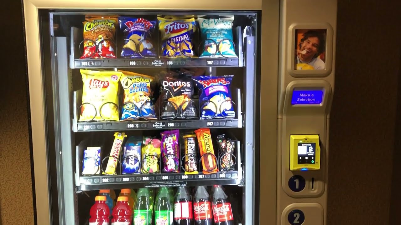 Crane Merchant Combo Vending Machine at The Hilton Fallsview Hotel in ...