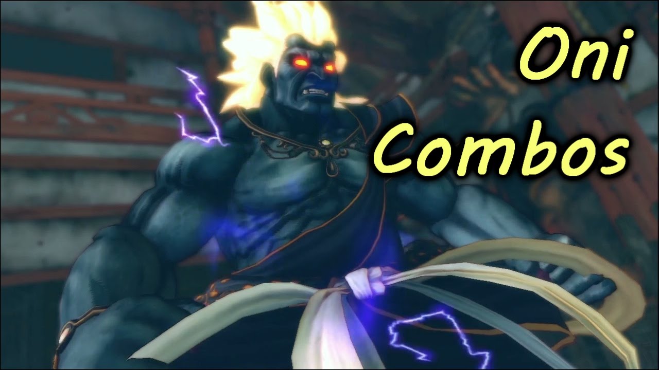 USF4 Oni Combos - YouTube