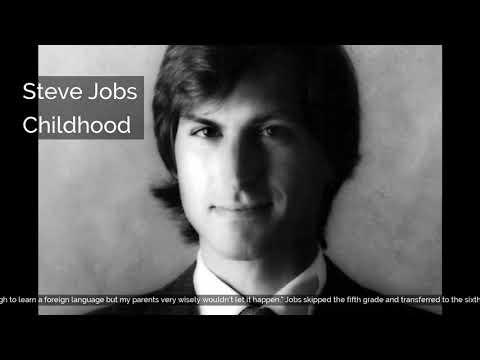What Did Steve Jobs Do In His Childhood