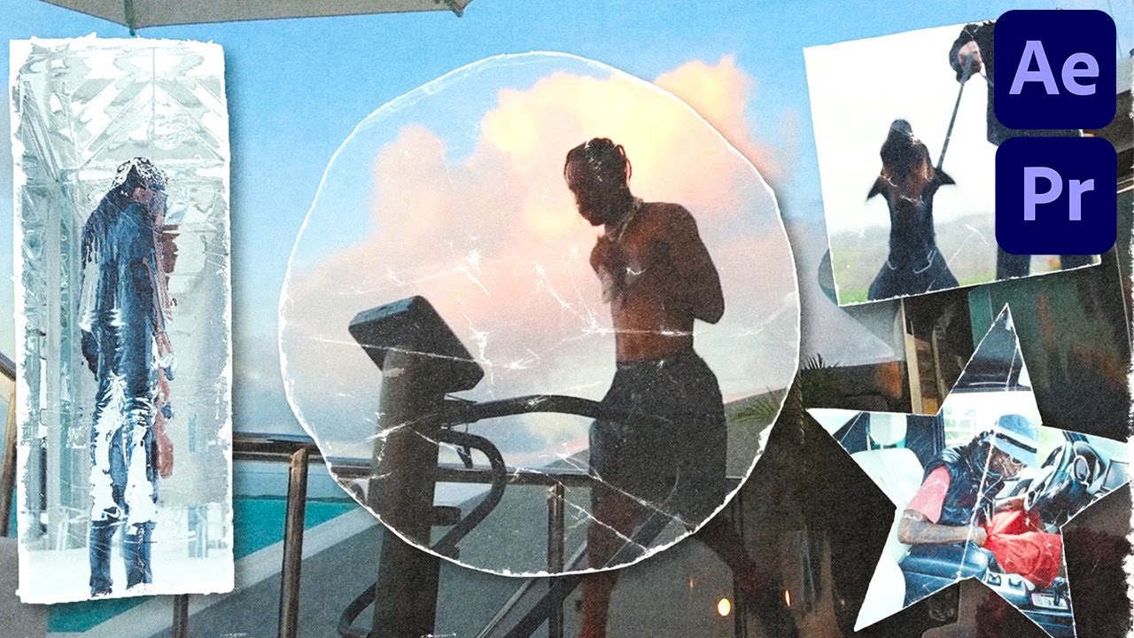 Paper Collage Effect, Paper Transition in Premiere pro, After effects ...