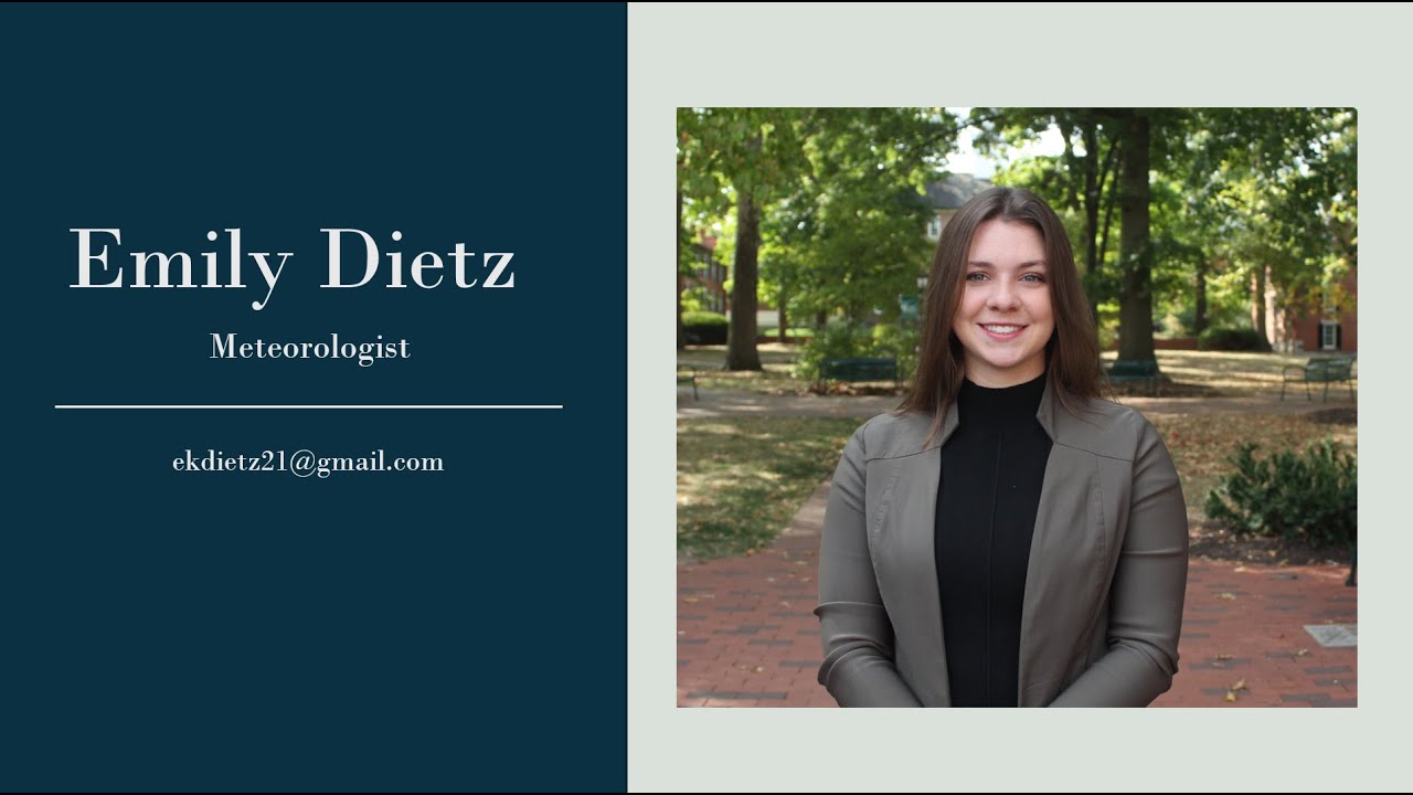 Emily Dietz- Broadcast Meteorology Demo Reel - YouTube
