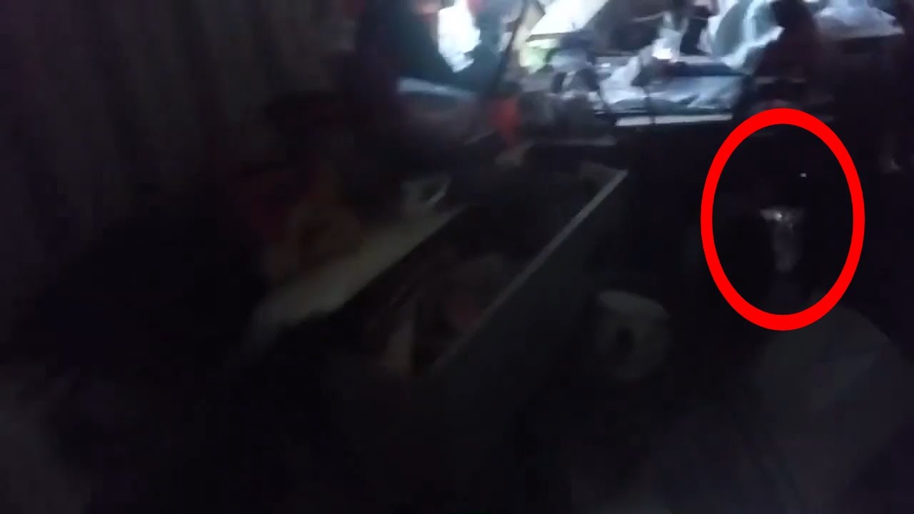 Real skinwalker caught on tape in old abandoned house! - YouTube