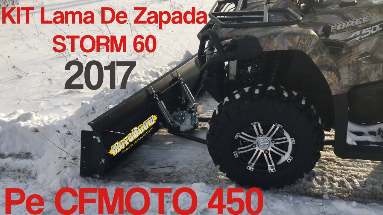 Kit Lama de Zapada de la Storm pe ATV CF Moto 450 din 2017 - YouTube