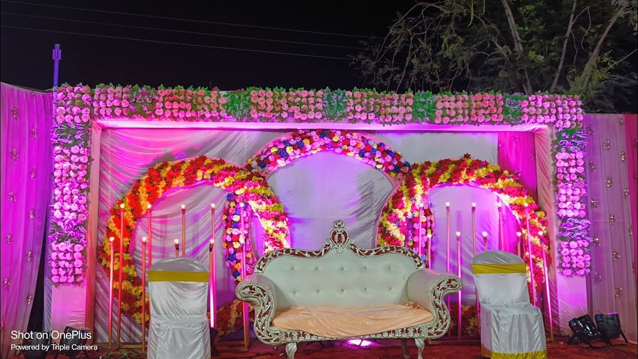 सिंपल ब्यूटीफुल स्टेज (देवरी)/sipmal beautiful stej decoration Kabir ...