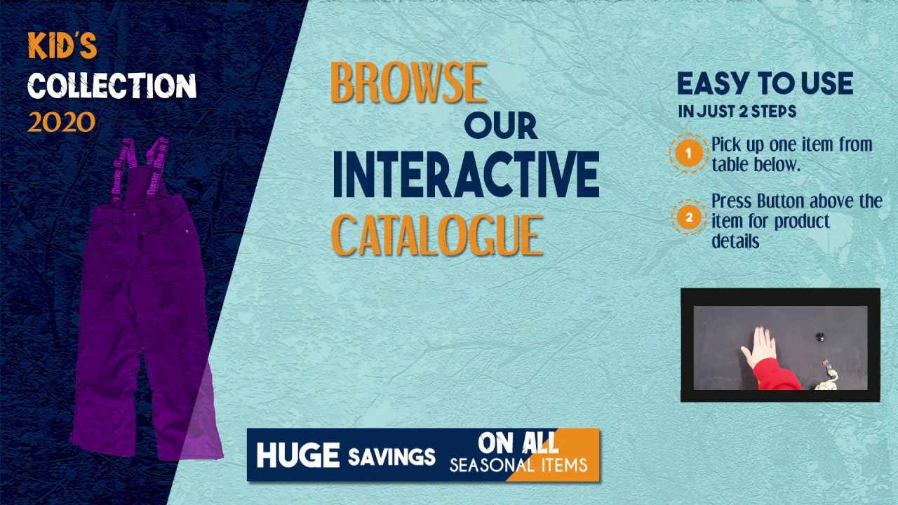 Interactive Catalogue App Screen Saver - YouTube