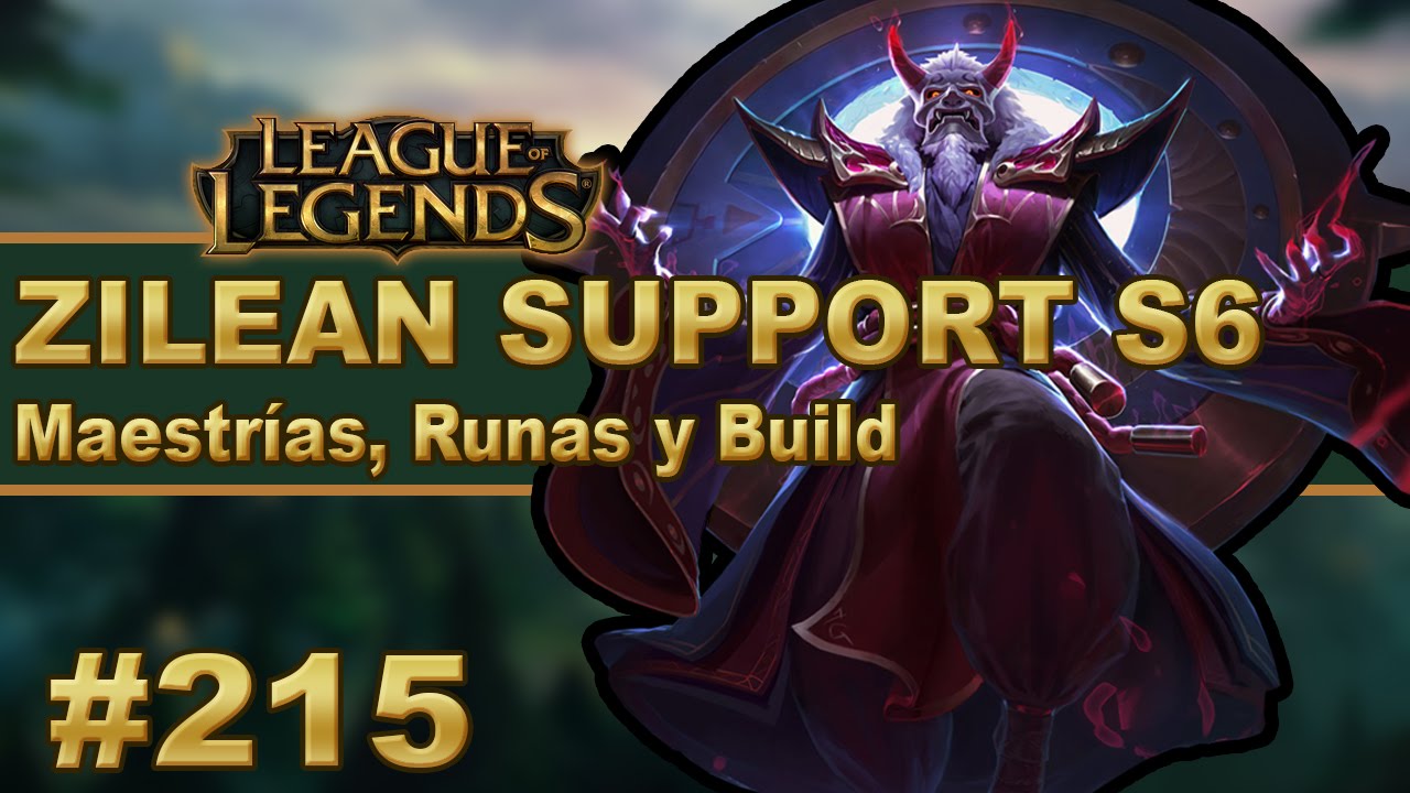 👍 ZILEAN SUPPORT (GUÍA) | Maestrias, Runas y Objetos/Build | Vídeo ...