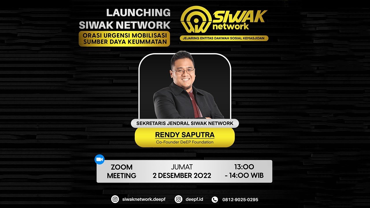 SIWAK network - Upgrading Manajemen Dakwah #7 - Ust Rendi Saputra - YouTube