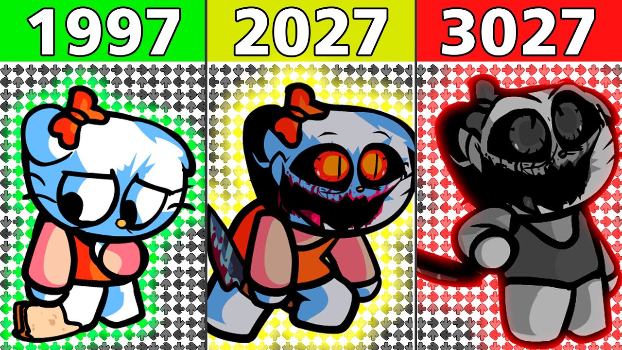 FNF Character Test Kitty | Stressed Beautiful smile Really happy ...