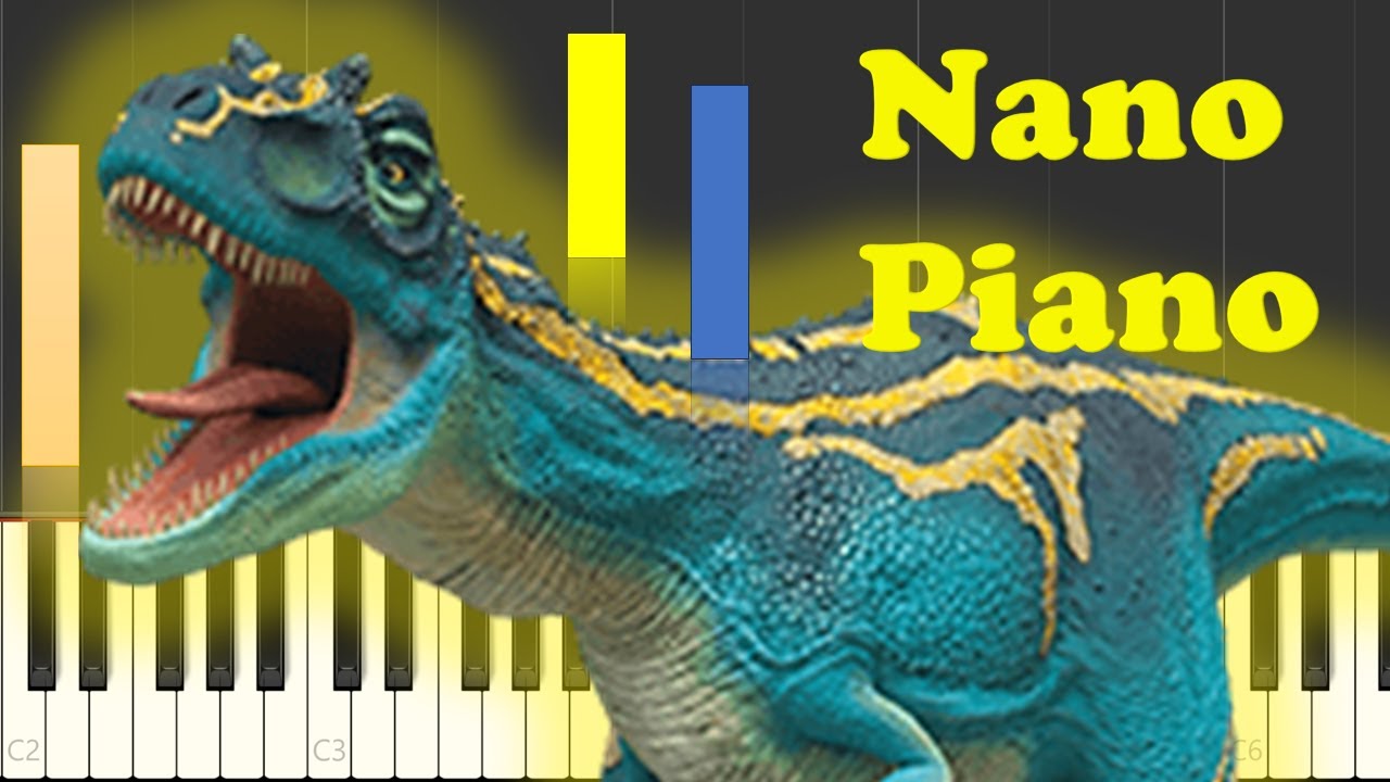 Dino Dan Theme Song On Piano EASY - YouTube