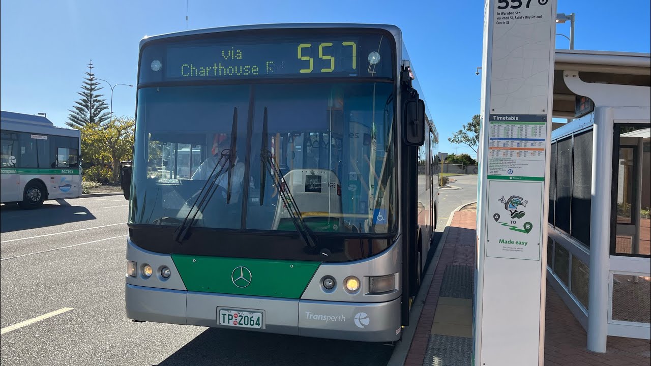 Transperth TP2064 - Mercedes OC500LE CNG - YouTube