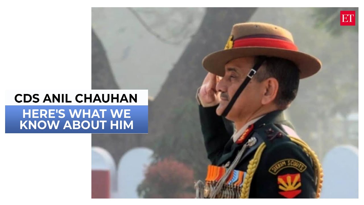 Lt Gen Anil Chauhan is new CDS: Here's what we know about him - YouTube