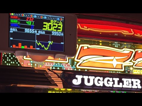 【6号機 Sファンキージャグラー2】R7/3/12 設定2の思惑（3023G〜） - YouTube