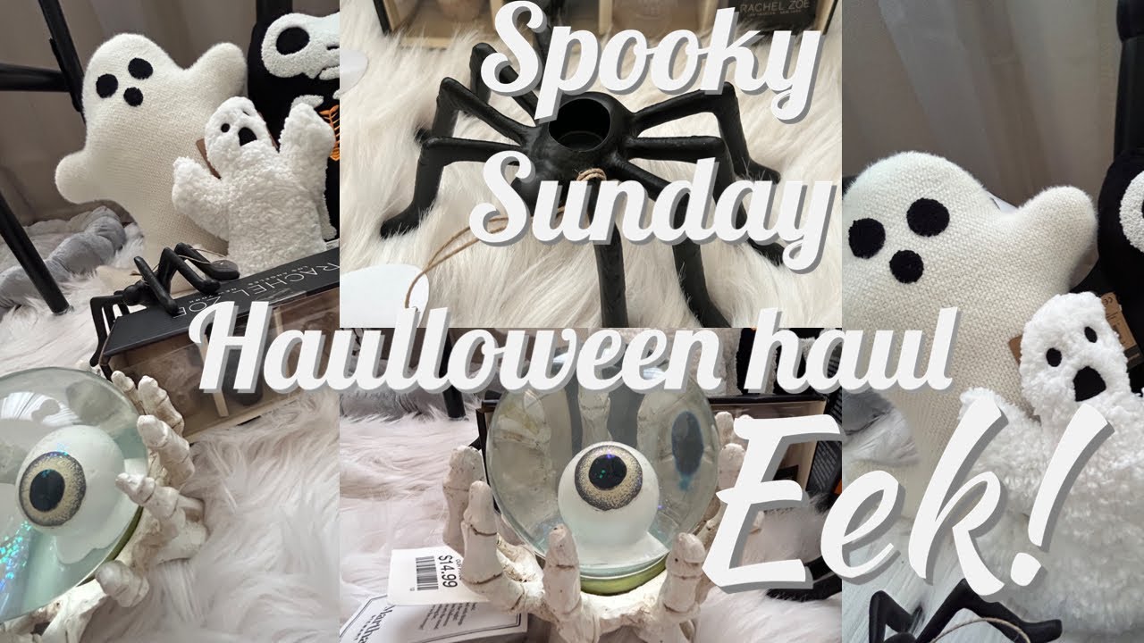 Spooky Sunday Halloween aka / Haulloween haul - YouTube