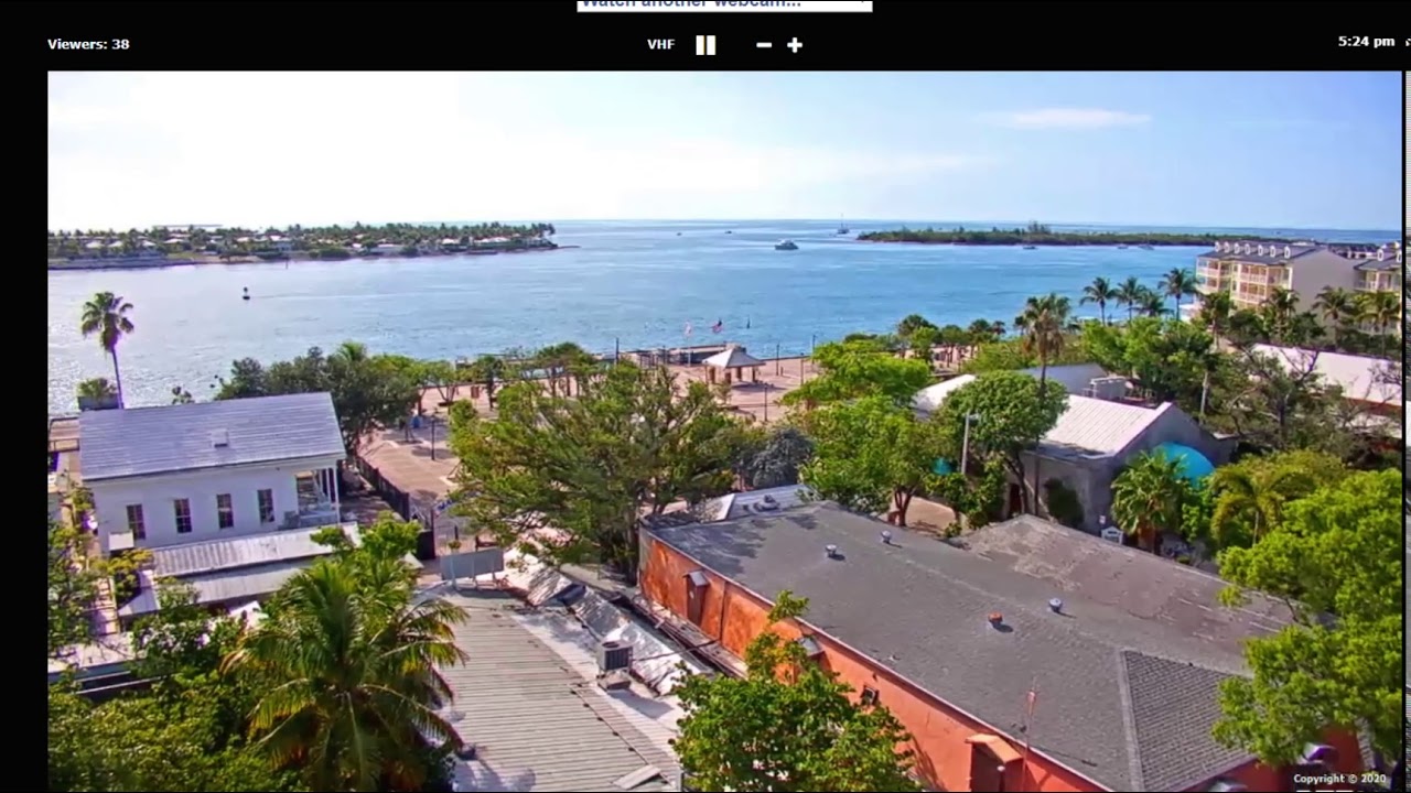 Key West Harbor Webcam HD 5-16-2020 - YouTube