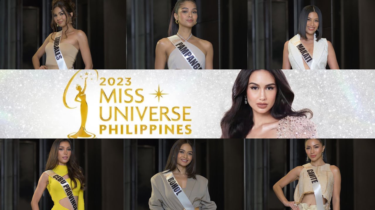 Miss Universe Philippines 2023: WEARING THEIR OFFICIAL SASH (Angelique ...