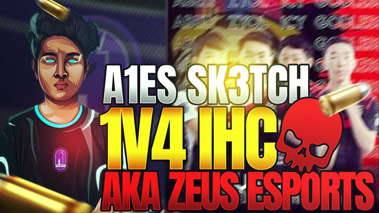 A1ES SK3TCH 1V4 IHC ESPORTS | SHORTS | A1ESPORTS - YouTube