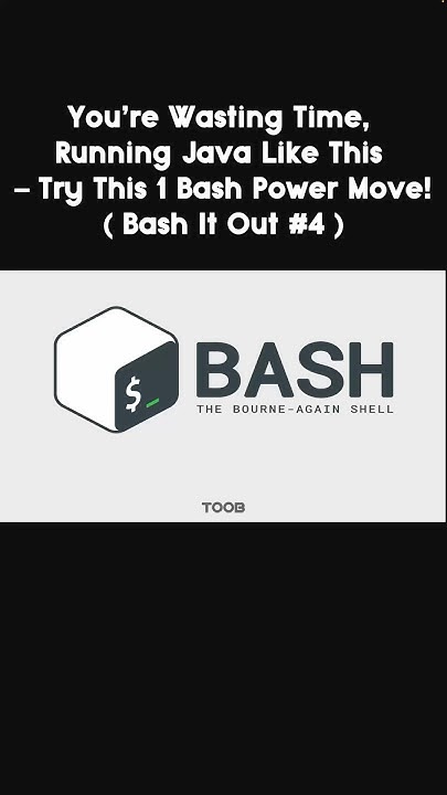 ⚠️ You’re Wasting Time Running Java Like This – Try This 1️⃣ Bash Power Move! 💻🚀 - YouTube