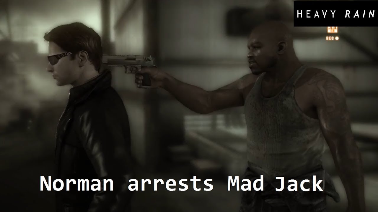 Heavy Rain: Norman vs Mad Jack Fight - YouTube