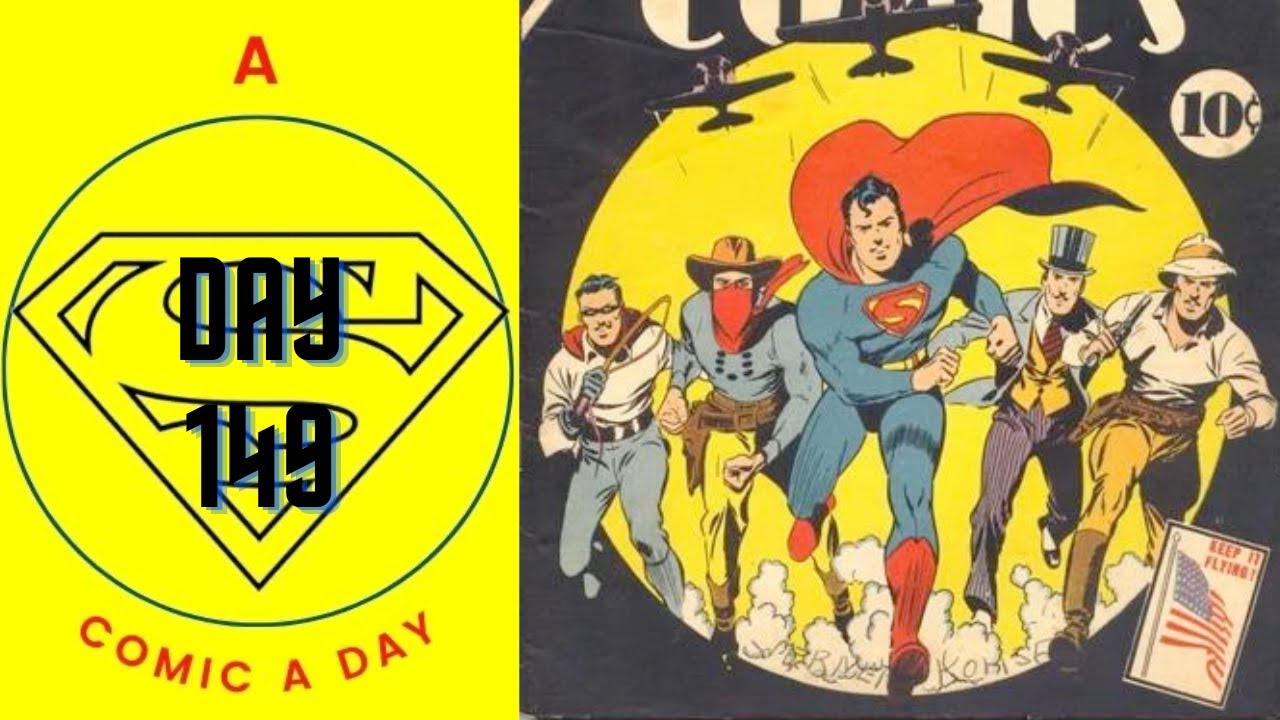 Superman Comic A Day 149: America Conquered (Action Comics #52 Vol. 1 ...