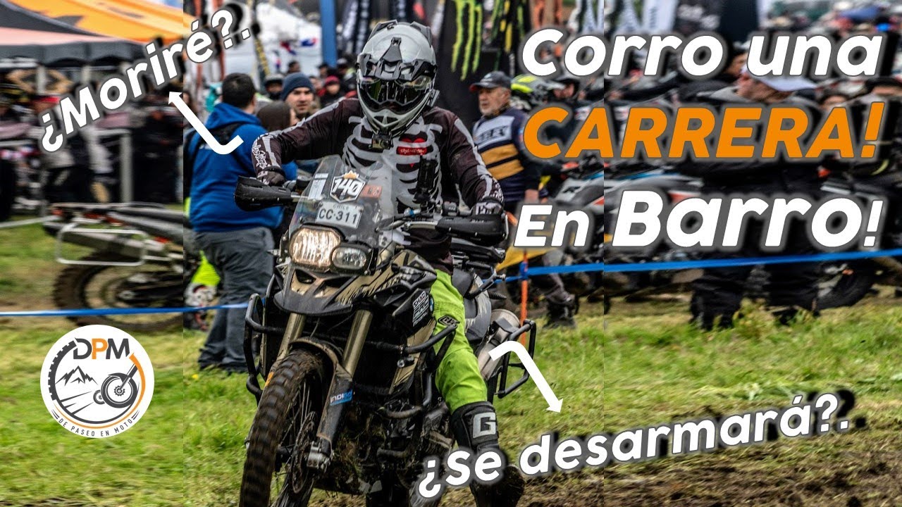 Carrera en el BARRO😱!!!! Con La BMW F800GS Recien Armada Corro la Copa ...