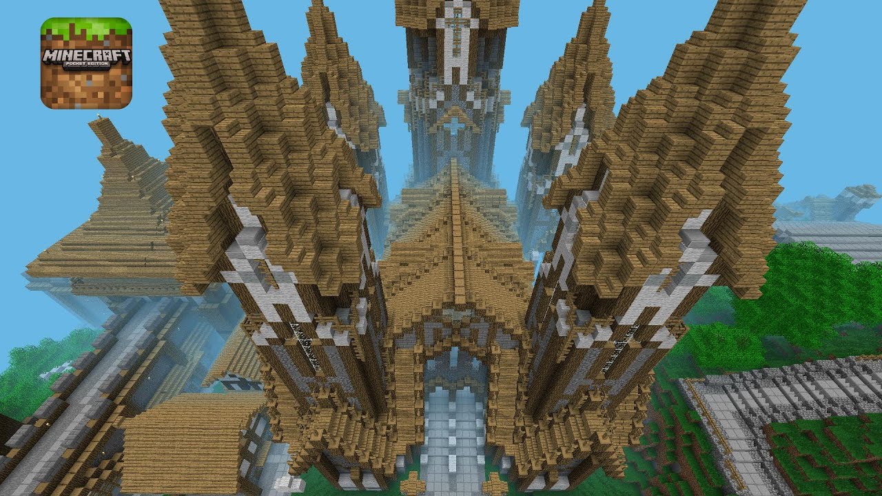 Medieval City In Minecraft Pocket Edition! (Kargeth) - YouTube