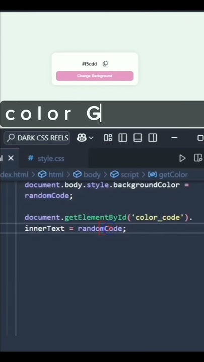 How To Create A Random Color Generator With Html Css And Javascript