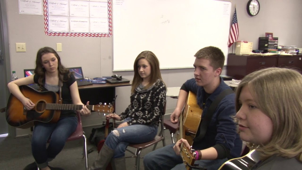 Herald Whitaker Middle School Bluegrass Jam - YouTube