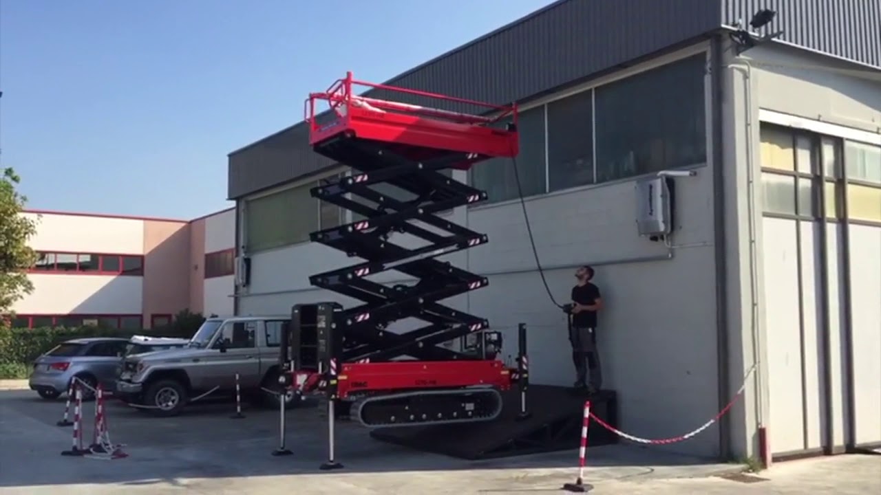 SCISSOR LIFT ALMAC BIBI 1270 HE LIGHT - YouTube