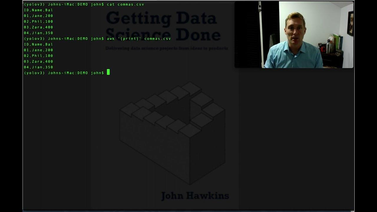 Command Line Tips: Filtering Datasets with AWK - YouTube