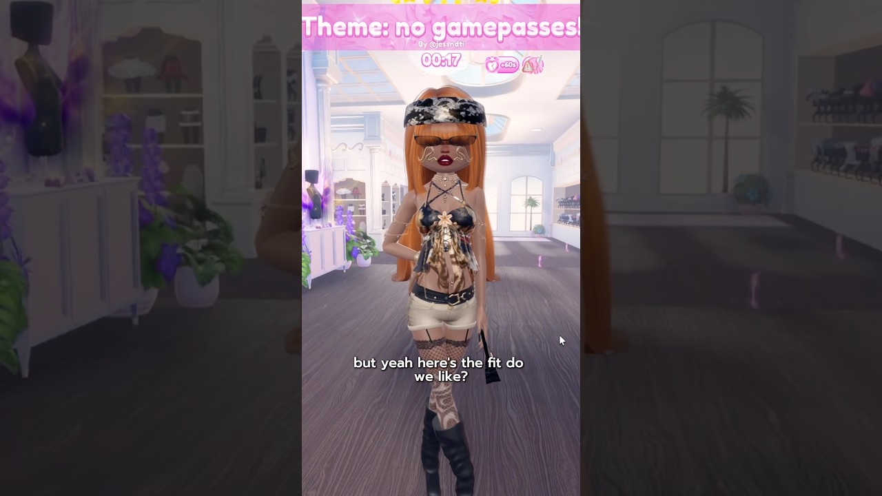 NO GAMEPASSES ALLOWED!! #dti #dresstoimpress #roblox #style #gameplay # ...