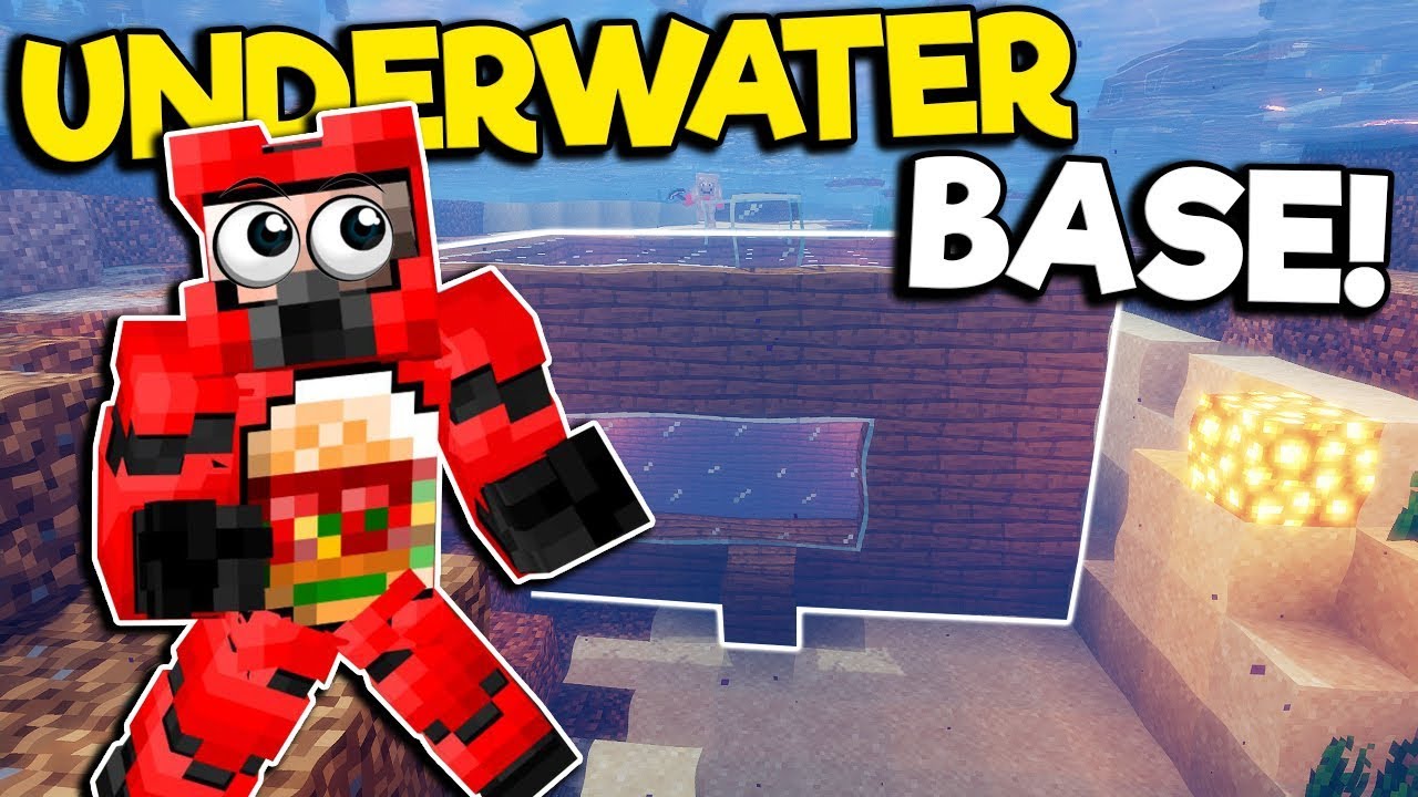 I Helped OB Build an Underwater Base in Minecraft Multiplayer! - YouTube