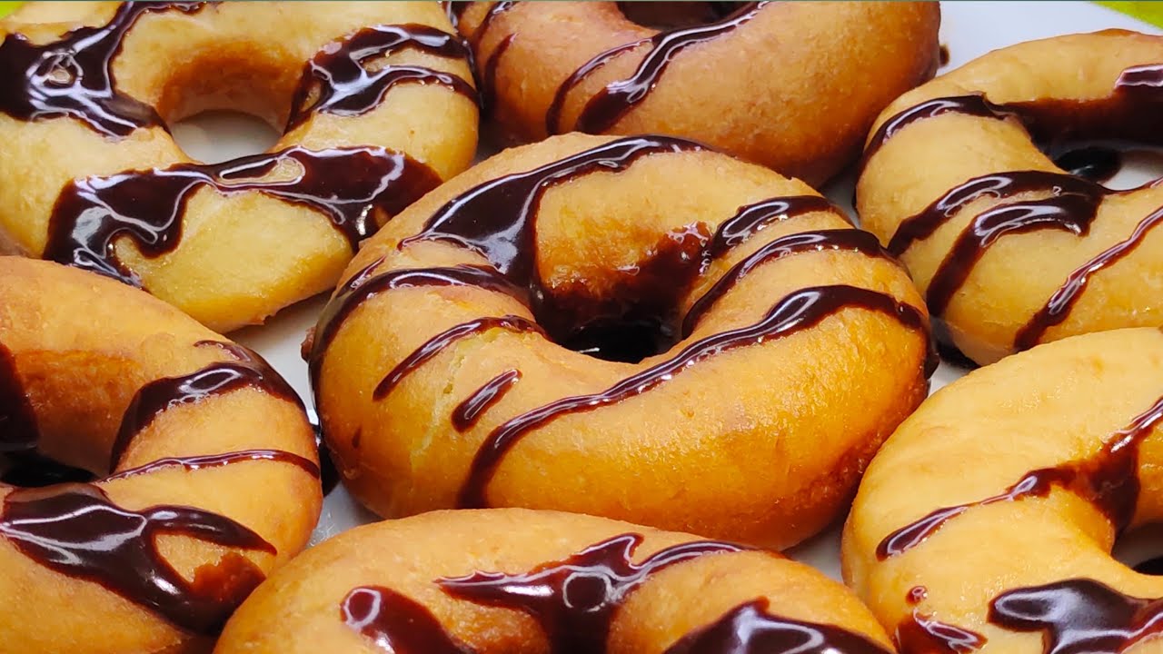 Easy Homemade Fluffy Glazed Soft Donuts Recipe (Doughnut) | How to Make ...