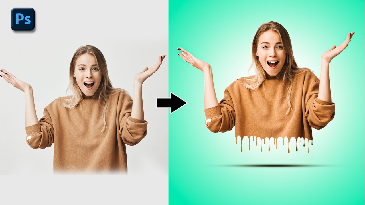 Dripping Effect - Photo Editing Tutorial - Photoshop - YouTube