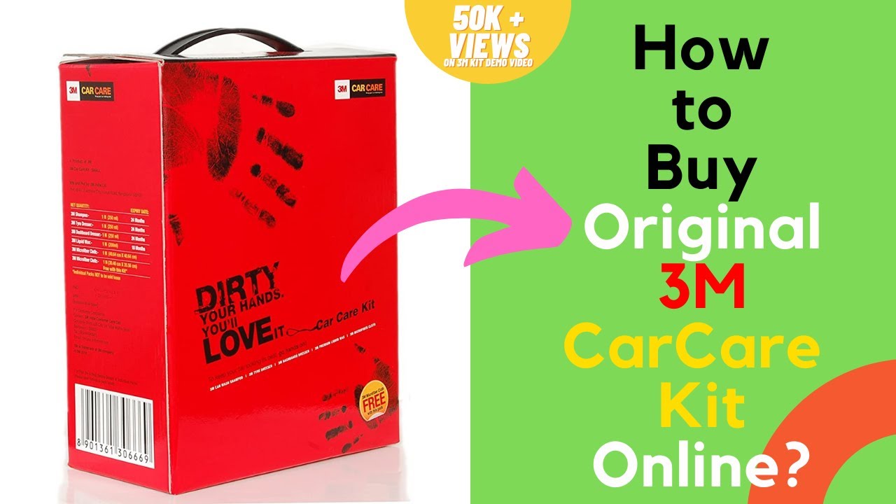 How to Buy an Original 3M Car Care Kit Online? - YouTube